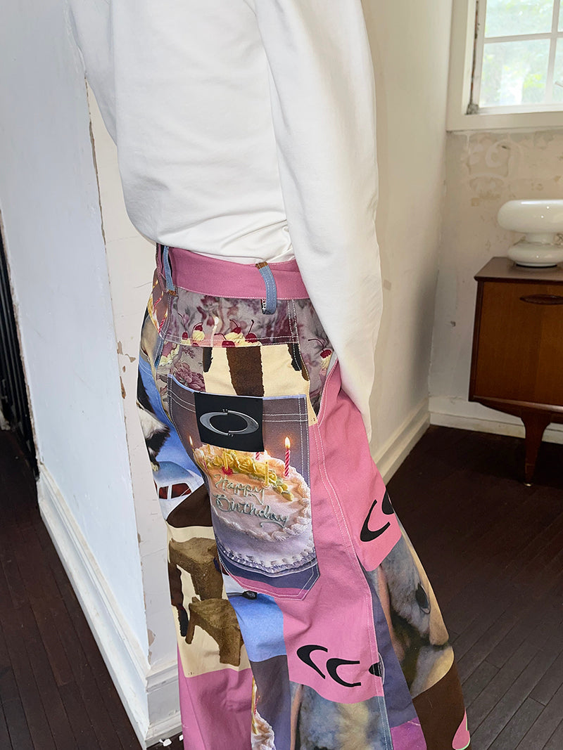 Fancy Wide-Leg Casual Animal Picture Pants – FancyAdd