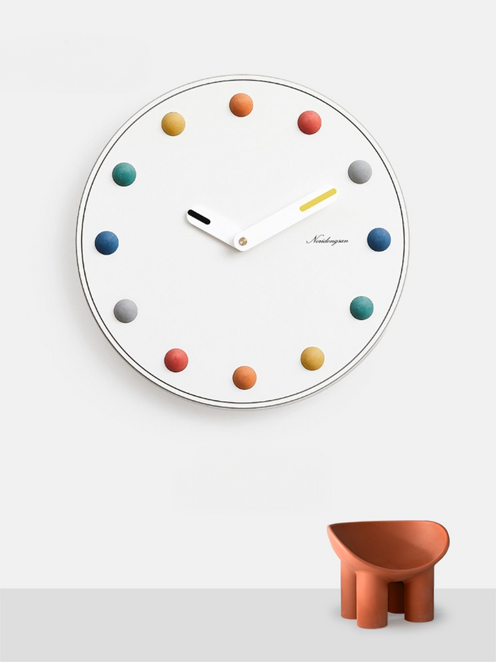 Non-Drilling Simple Clock - Playful – FancyAdd