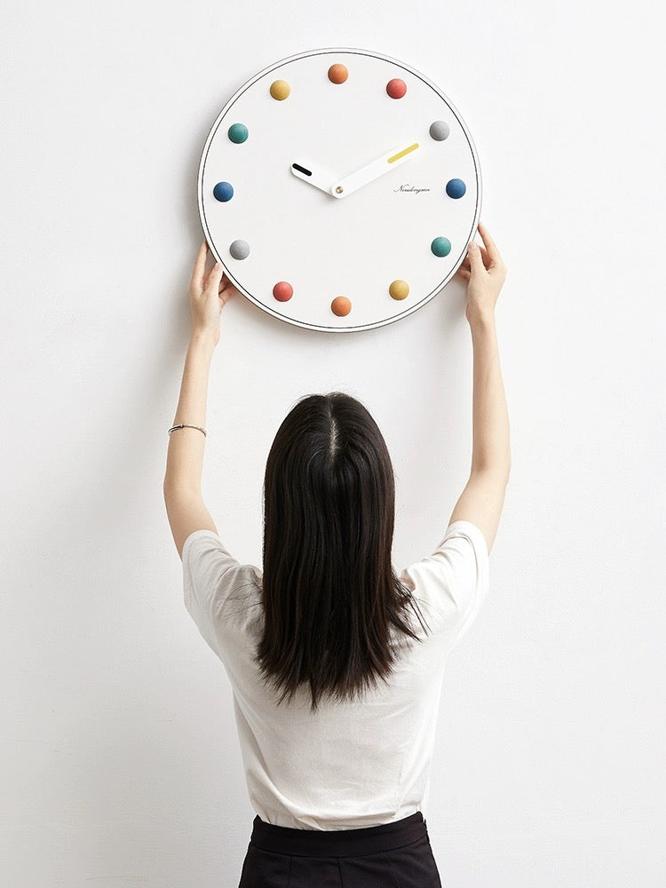 Non-Drilling Simple Clock - Playful – FancyAdd