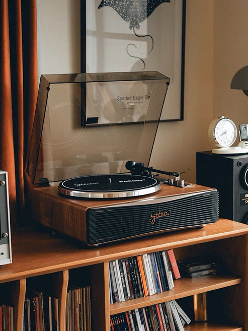Retro Vinyl Record Player with Bluetooth Audio Speaker – FancyAdd