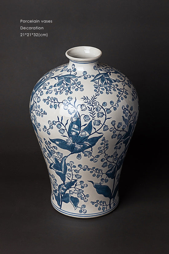 Bluebell / Light Blue Porcelain Flower Vase – FancyAdd