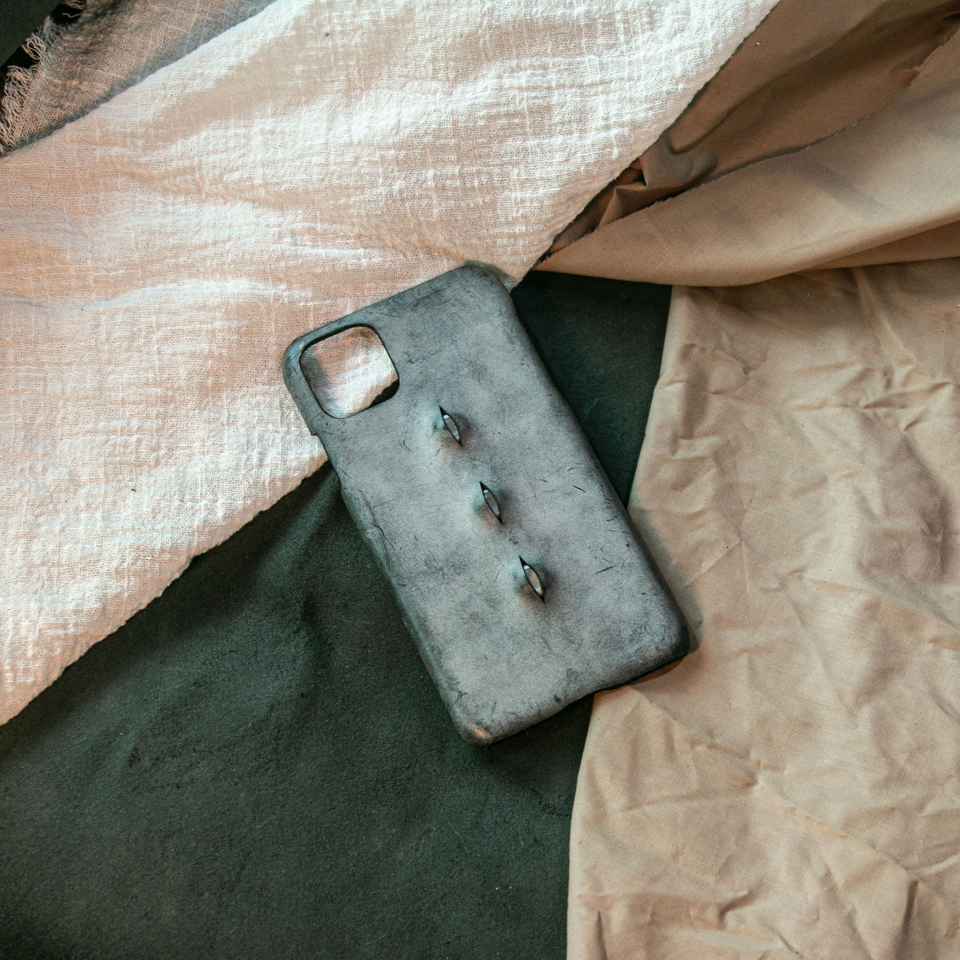 Handcrafted Vintage Leather Eye Phone Case – FancyAdd