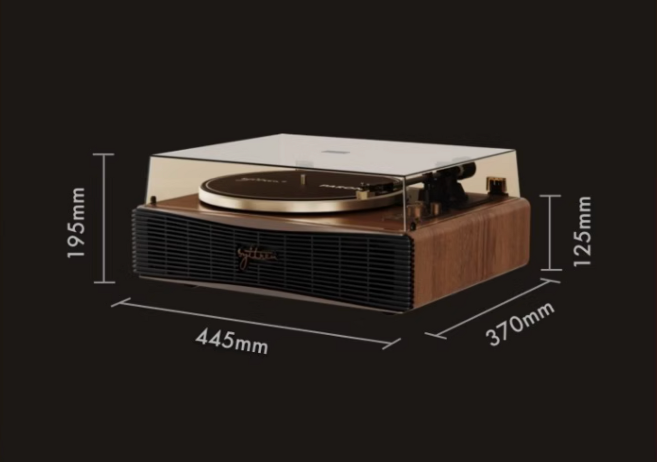 Retro Vinyl Record Player with Bluetooth Audio Speaker – FancyAdd